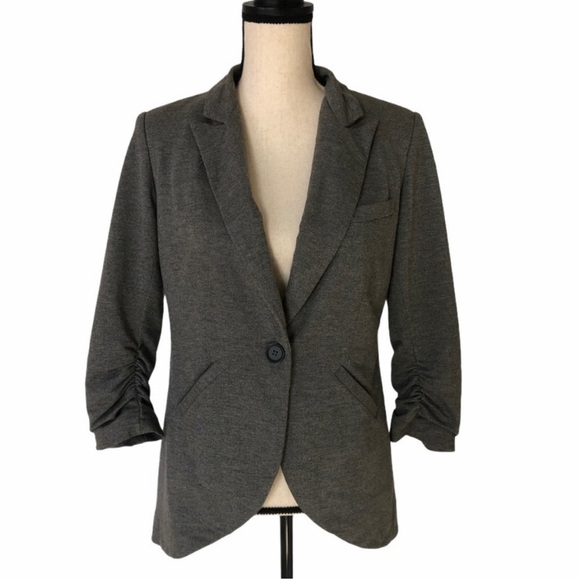 Gibson | Jackets & Coats | Gibson Ruched Boyfriend Blazer Nwt | Poshmark
